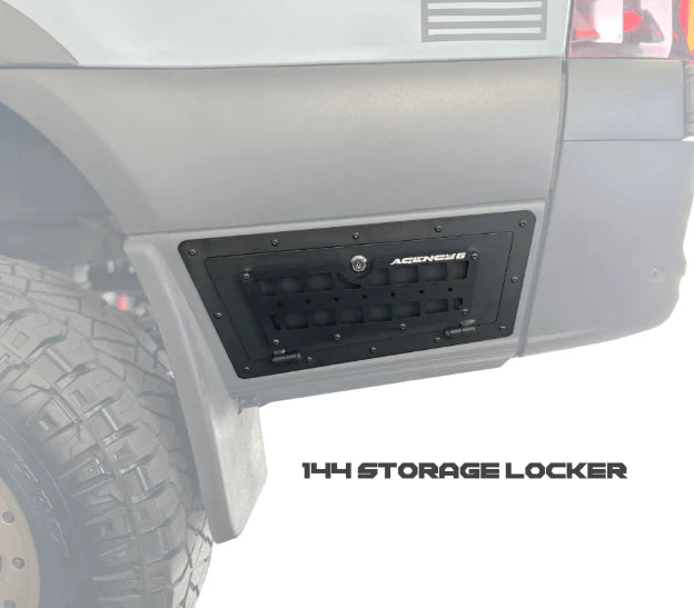 Agency 6 Rear Storage Locker 144" - Sprinter 2019+ – JRV Upfits
