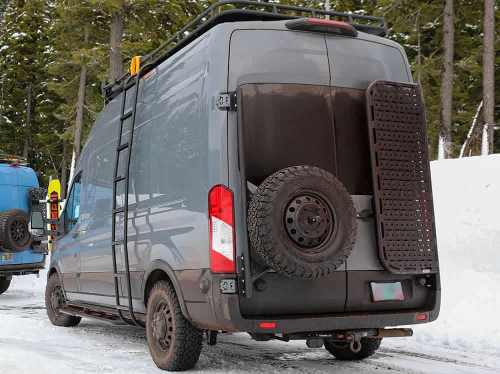REAR TIRE CARRIER - TRANSIT – JRV Upfits